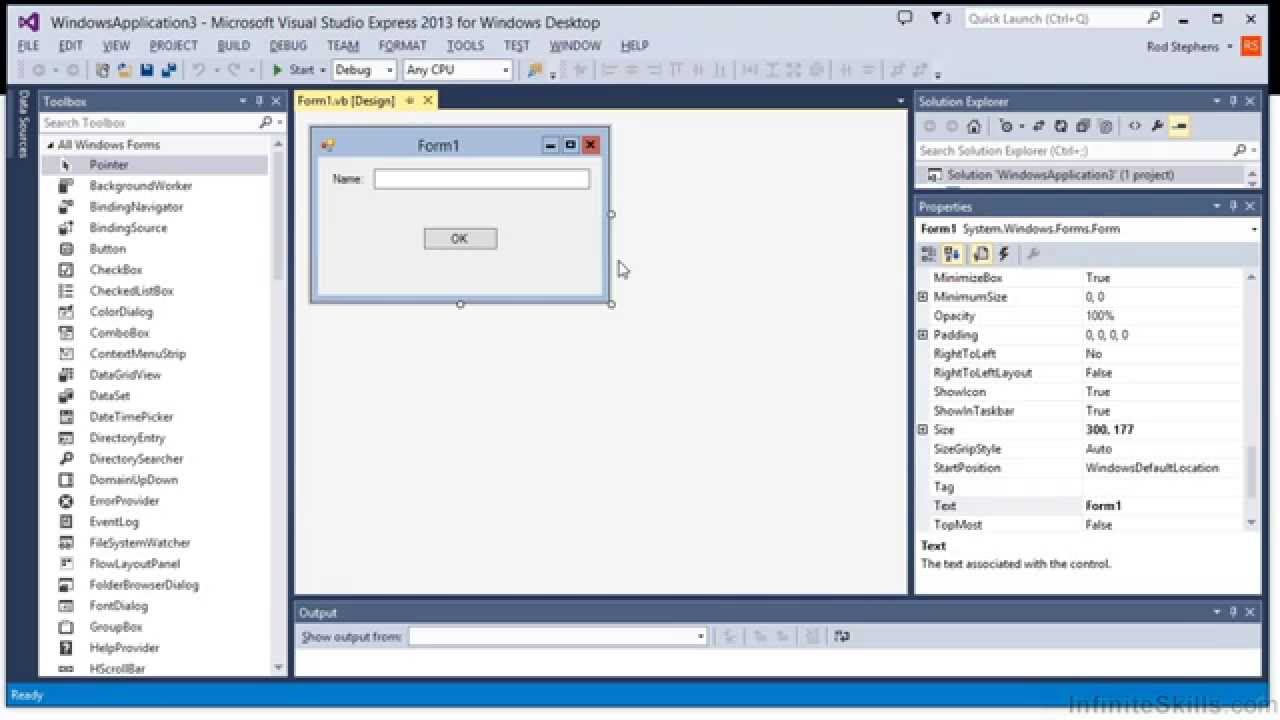 Visual Basic .NET Tutorial | Naming Controls