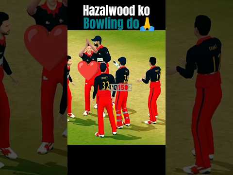 😱Hazalwood take the breakthrough ! RCB vs KKR | #ipl #cricket #shorts