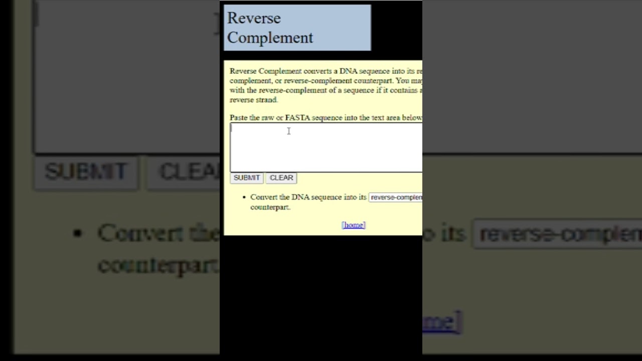 Reverse Complement for DNA sequences #computer #python #windows #linux #code