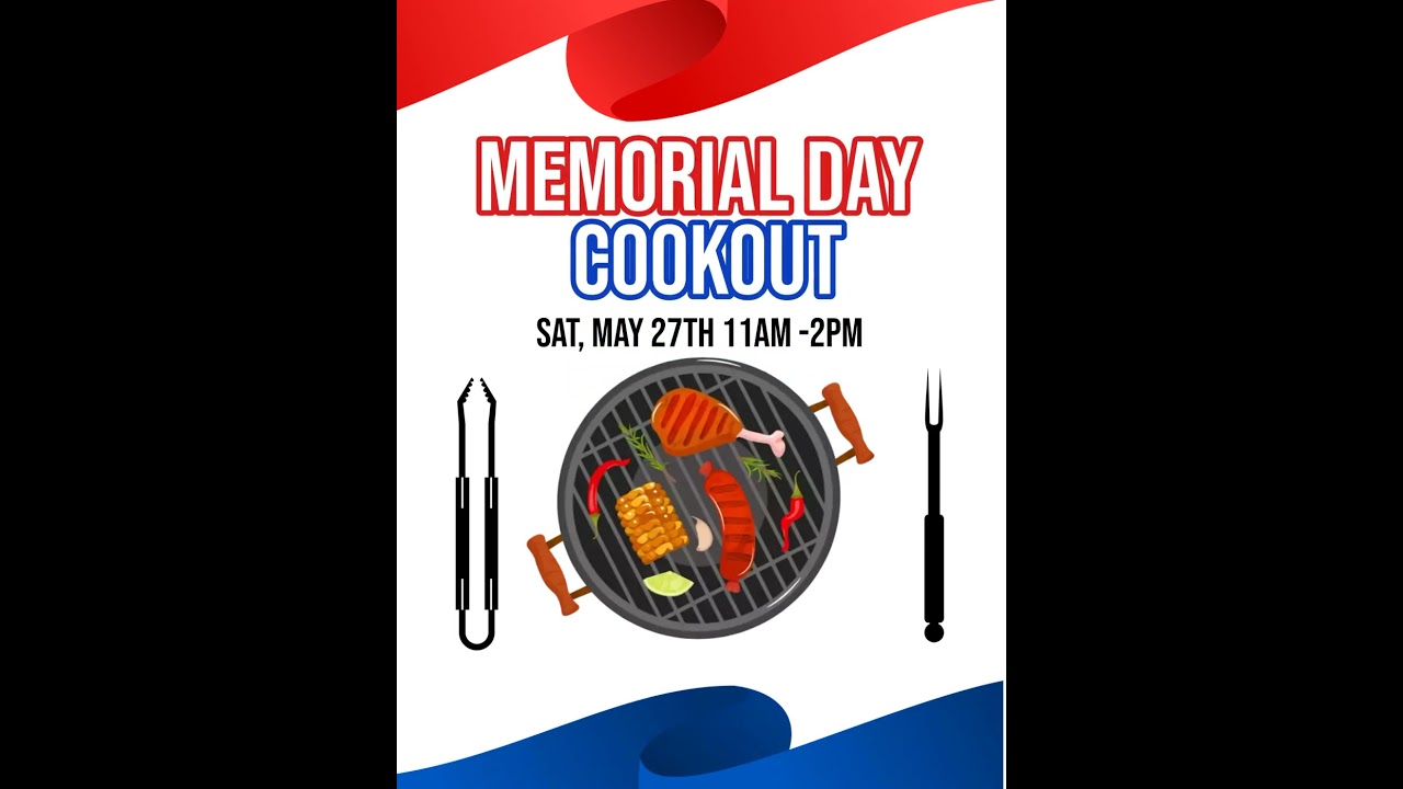 Memorial Day Cookout Template