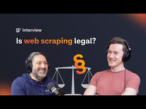 Is web scraping legal? 🤔 Find out in an informal talk with Apify's COO and ex-lawyer Ondra Urban