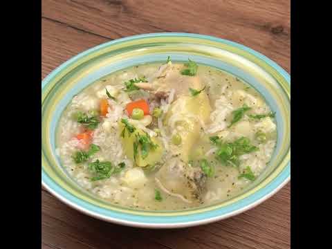 Chicken and Rice Soup | Peruvian Recipe