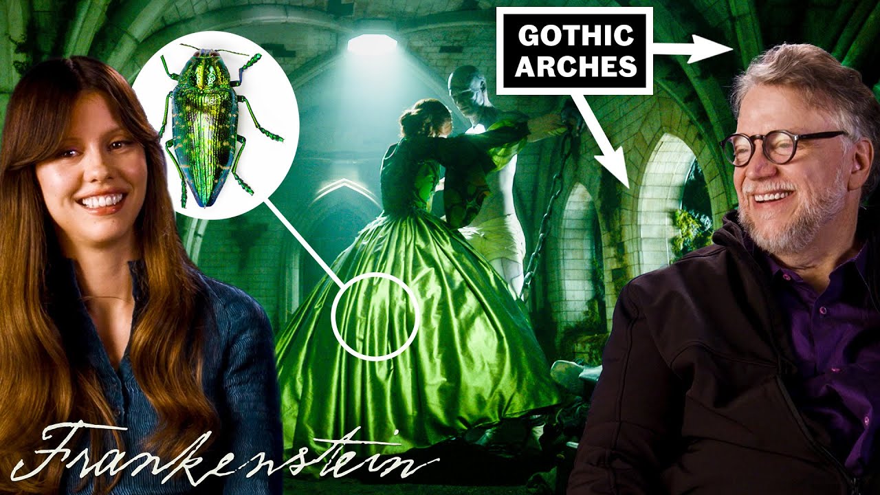 Mia Goth & Guillermo Del Toro Break Down 'Frankenstein' Full Scene: Makeup, Set Design & More