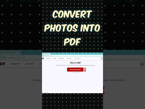 How To convert Images to Pdf *Fast*