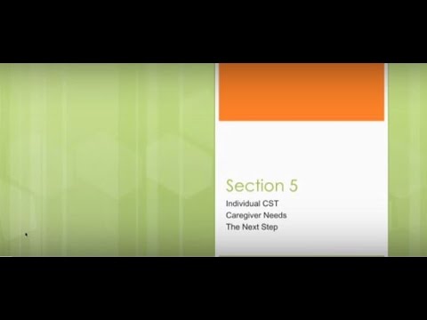 Cognitive Stimulation Therapy - Information Module 5