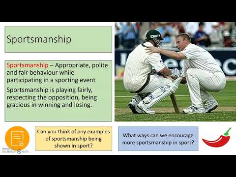 Conduct of the Performer GCSE PE