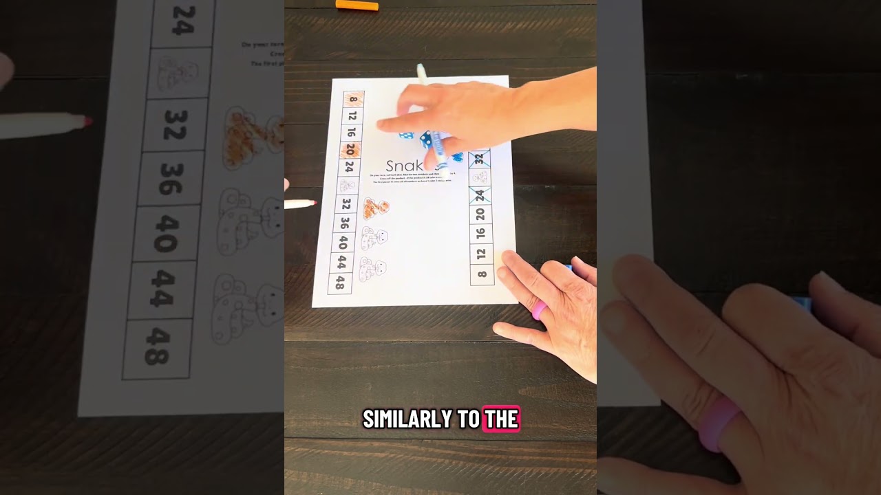 Math Game: Snakes Multiplication 🐍 #teacher #education #math #multiplication #games #numeracy #3rd