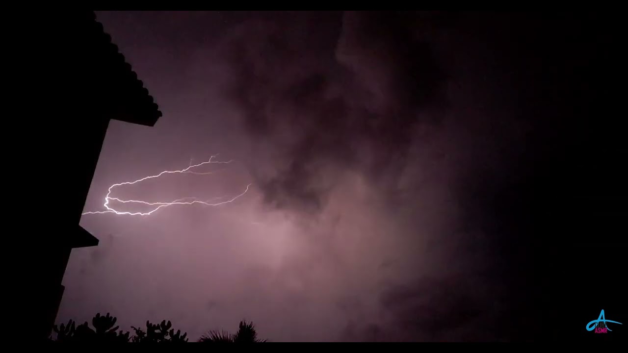 Rain with Thunder Sound Effect 2 | No Copyright | ACUBE ASMR