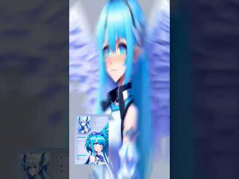 Angel girl with light blue All characters #drazattgame #shorts #shortsfeed #shortvideo #anime