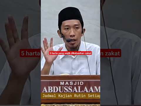 5 Jenis Harta Yang Wajib dikeluarkan Zakat