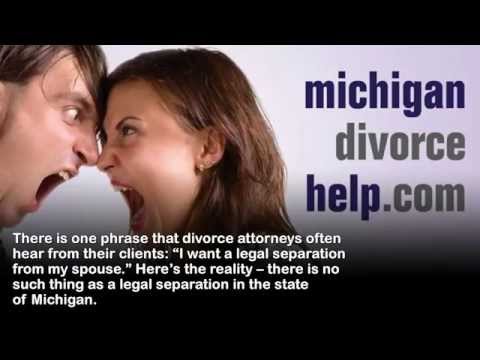 Can I Get a Legal Separation in Michigan? | MichiganDivorceHelp.com