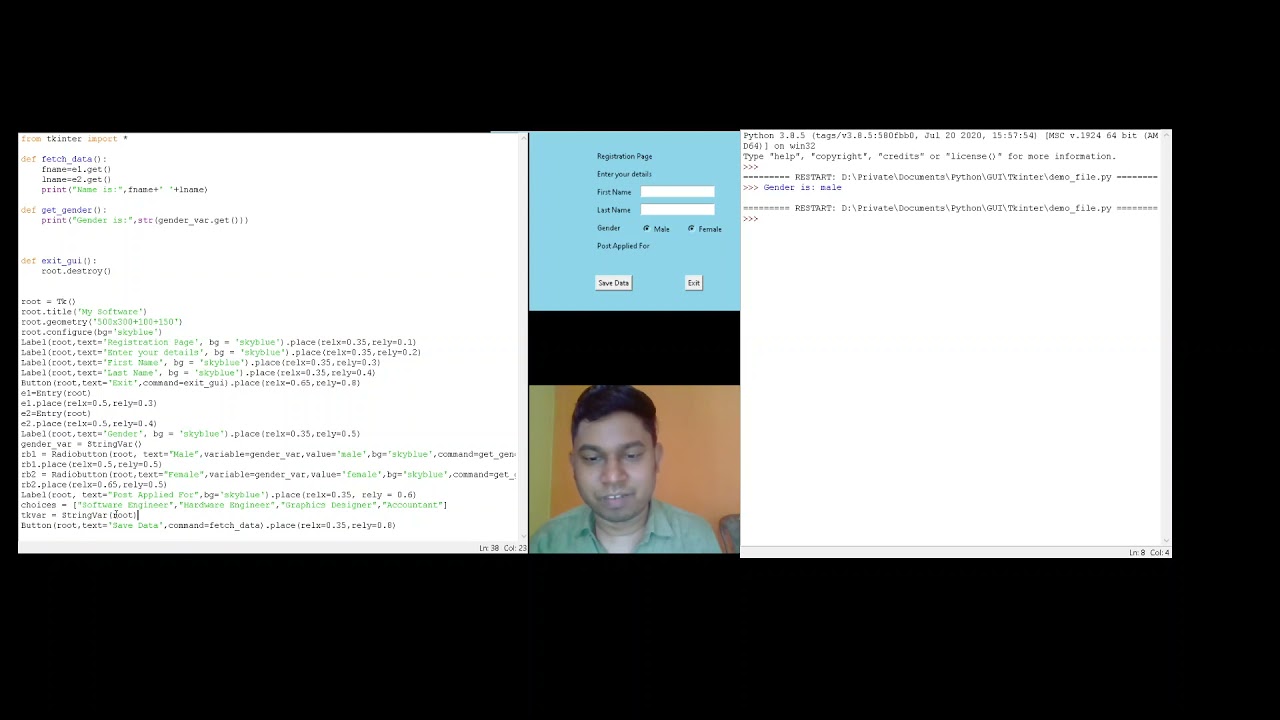 L6: Creating a Dropdown Menu in Python Tkinter