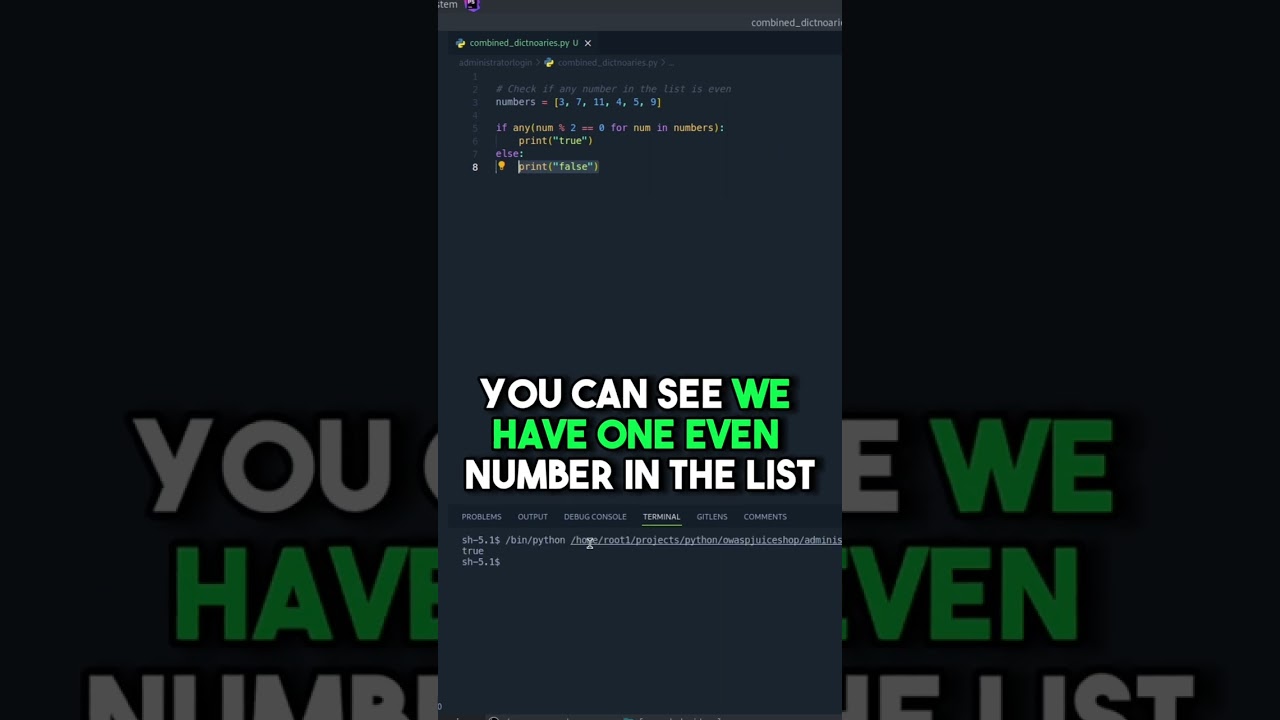 Save Time and Effort with This Awesome Python Hack! #python #programming #coding #shorts
