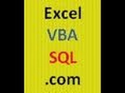 Excel VBA List all files in a Folder - www.ExcelVBASql.com