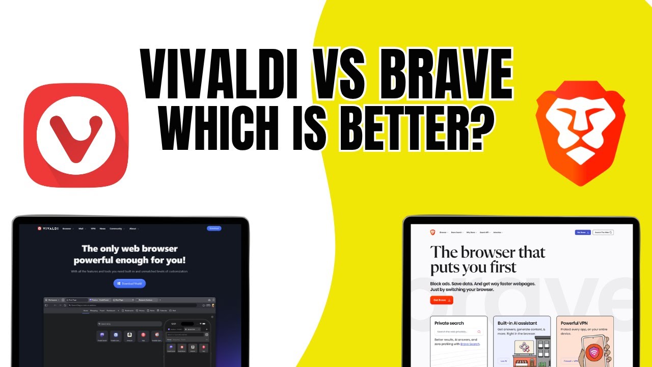Brave vs Vivaldi 2025   Which Browser Is Best