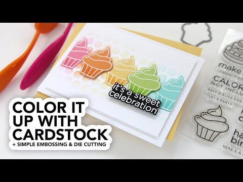 Simple Embossed Cardstock Images
