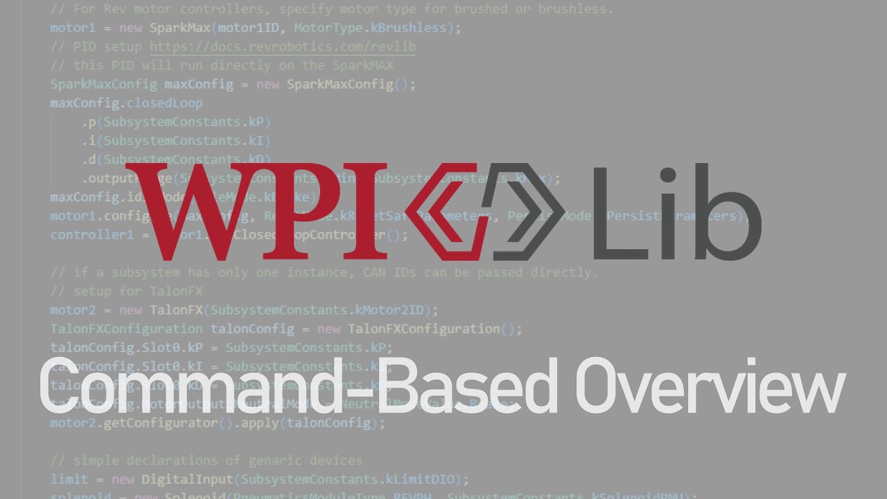 2025 WPILib Command-Based Programming Overview