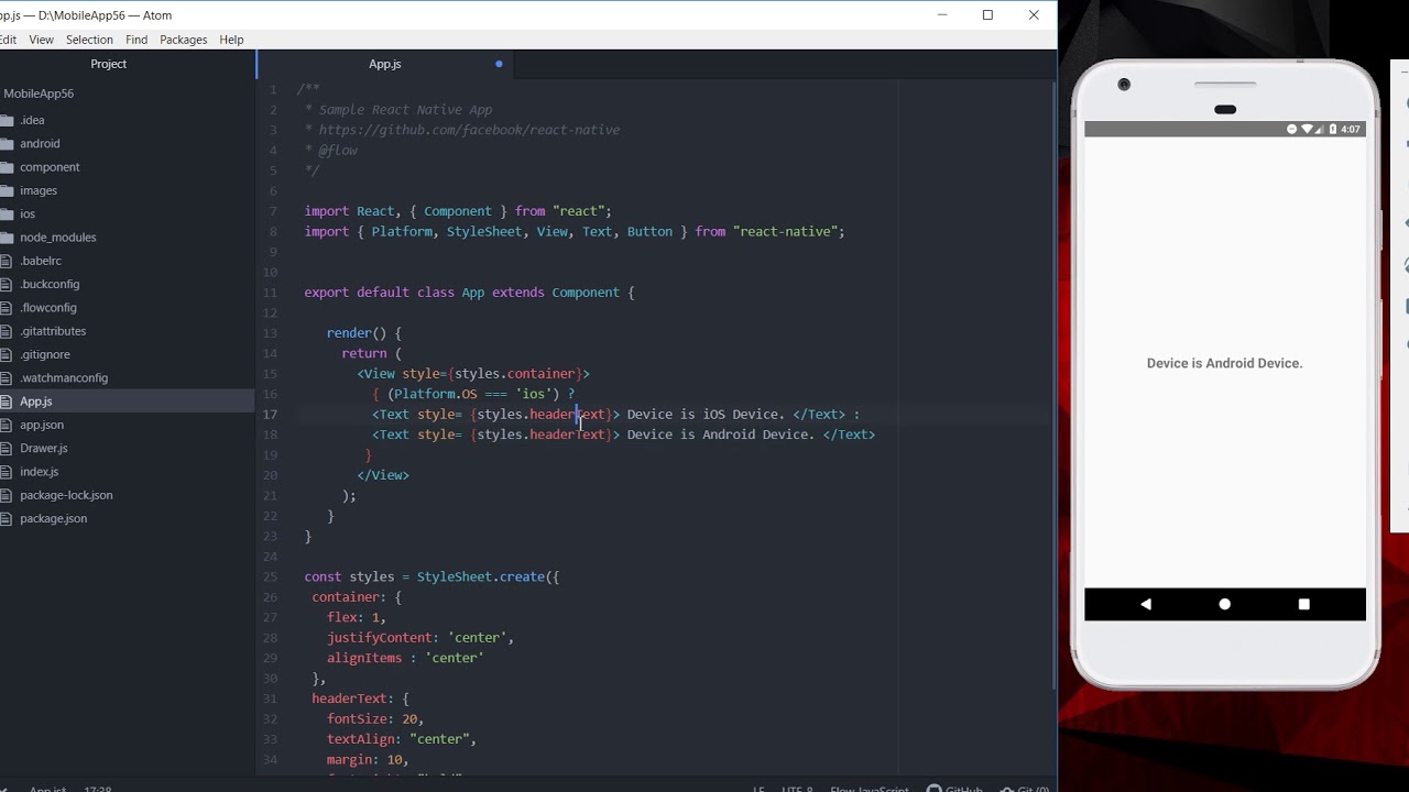 React Native Detect Device is Android or iOS