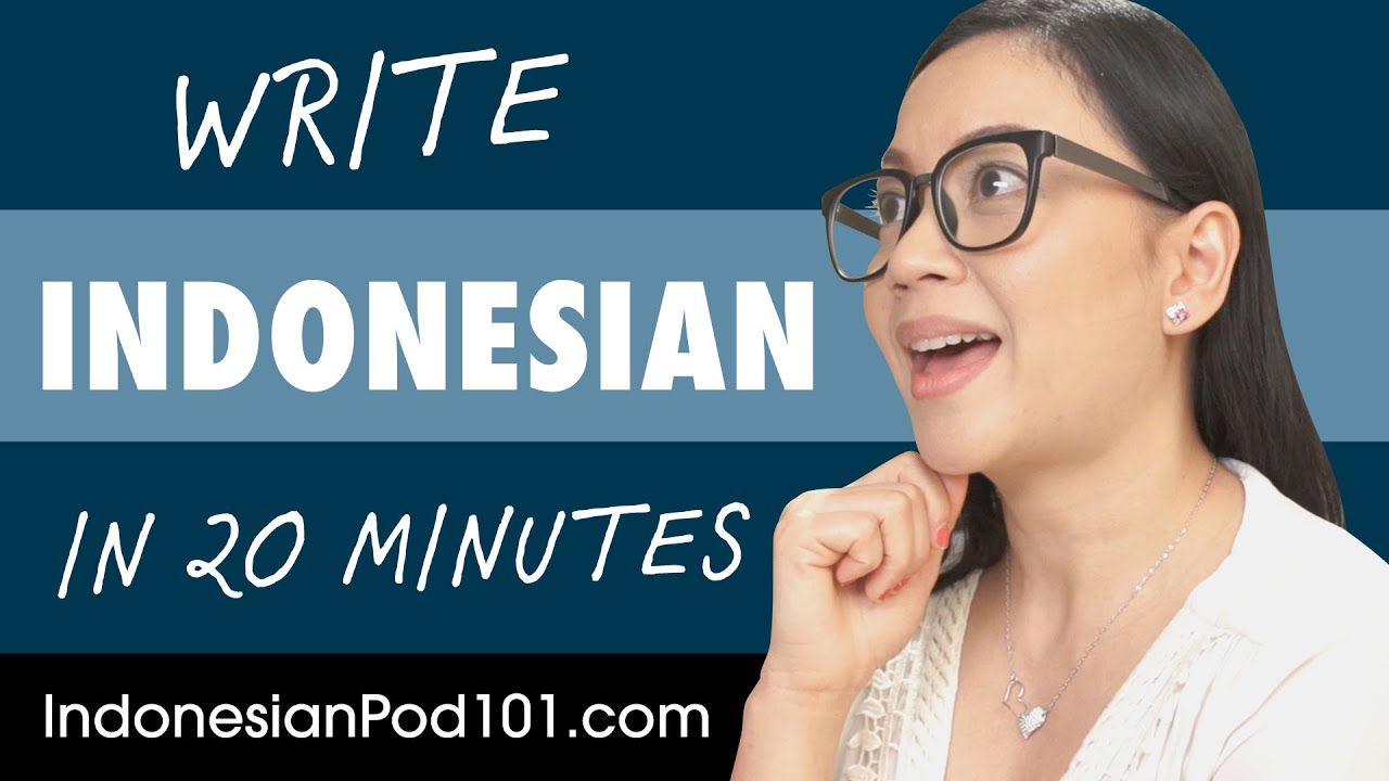 1 Hour to Improve Your Indonesian Writing Skills