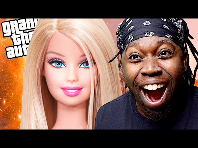 Artist creates GTA 5 inspired Barbie movie poster