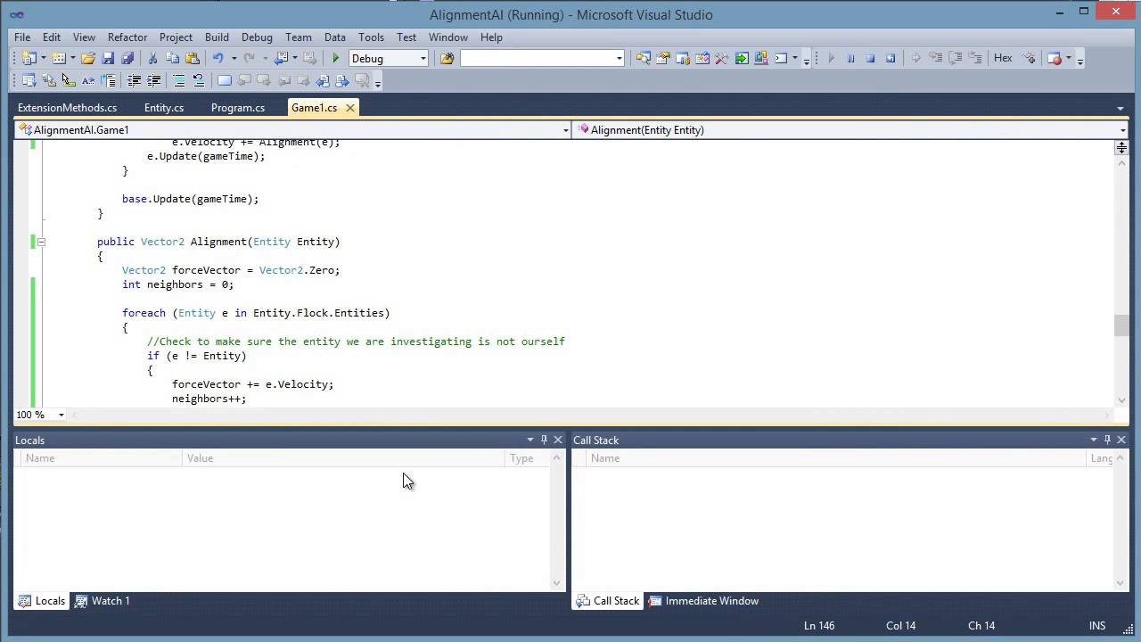 [Flocking AI] 06 - Alignment Algorithm