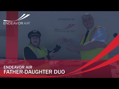 Endeavor Air Father-Daughter Duo Take to the Skies | EDV On The Fly