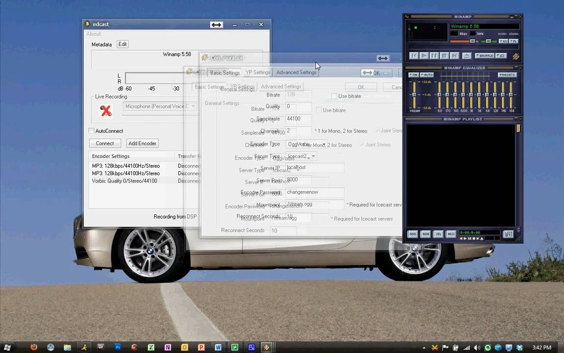 HOWTO: Connecting to Global Shellz Icecast server with Winamp/Edcast