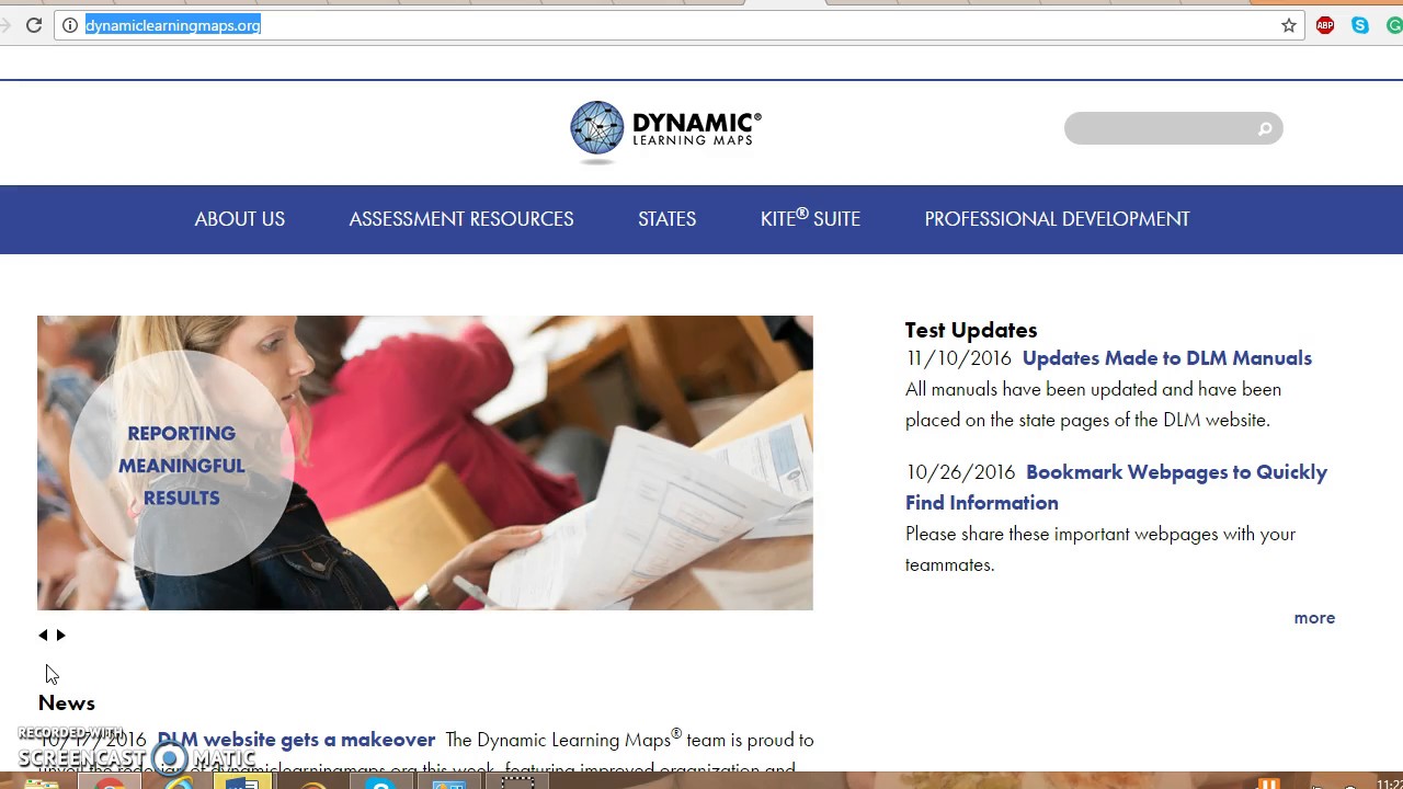 Dynamic Learning Maps Online Tutorial