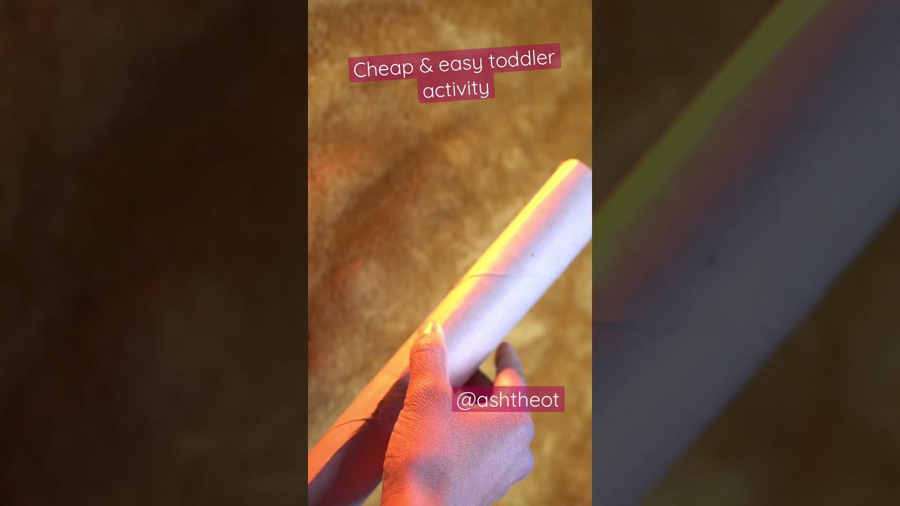 Dont throw away your paper towel roll! Do this instead! #toddleractivity #diyactivity #kidgames