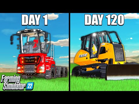 I SPENT 4 MONTHS ON A FLAT MAP IN FARMING SIMULATOR