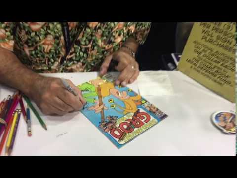 I met the most awesome comics designer at wondercon Sergio Aragonés