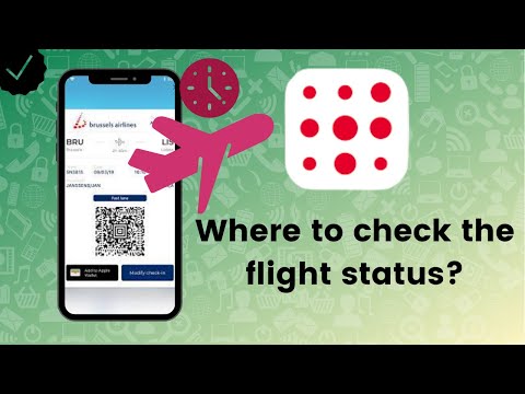 Where to check the flight status in Brussels Airlines?