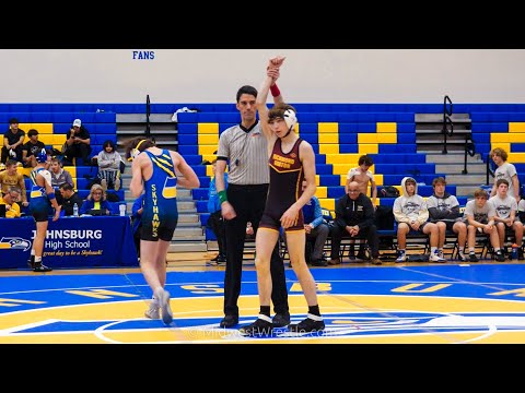 120 – Peyton Mesce {G} of Johnsburg IL vs. Clayton Madula {R} of Richmond Burton IL