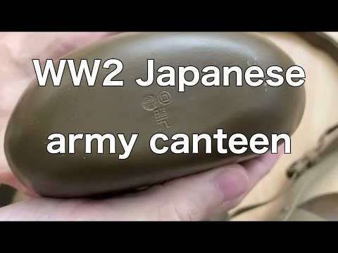WW2 Japanese army canteen.