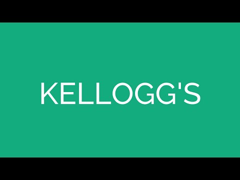 Kellogg'S : How To Pronounce Kellogg'S