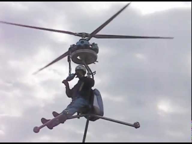 One-Man Helicopter - The Awesomer