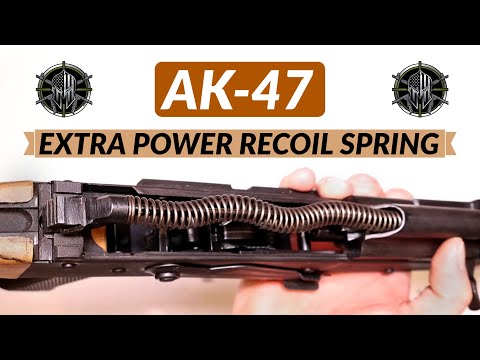 AK 47 Extra Power Recoil Spring + 15% Stronger to Improve Cycling Operations - M*CARBO