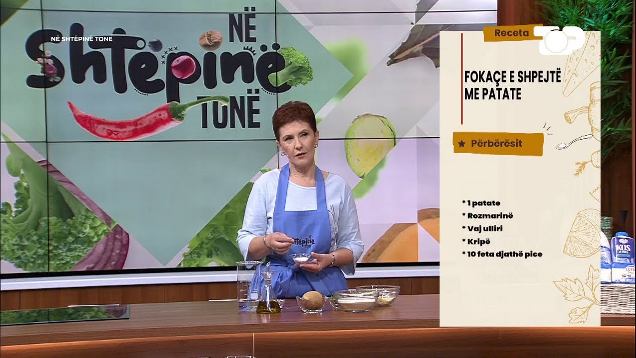 Fokaçe e shpejtë me patate nga Linda Fishta – Në Shtëpinë Tonë - Top ... Fokaçe e shpejtë me patate nga Linda Fishta – Në Shtëpinë Tonë - Top ...