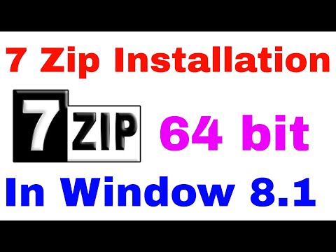 [Hindi]  7zip : - How to Download, Install and Use 7zip ! 7 zip installation   ! All Windows !