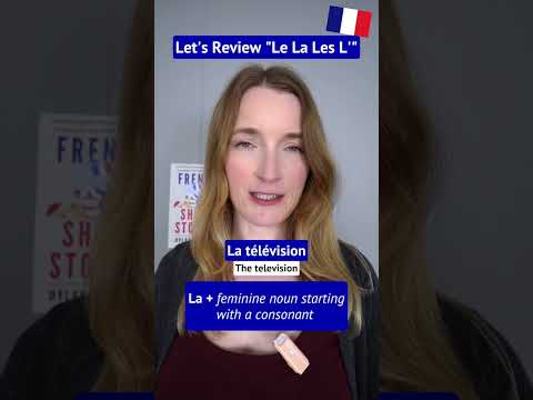 Let's Review "Le La Les L'" in French