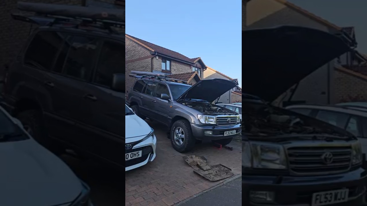 The land cruiser 1HD-FTE needs nearly 12 litres of oil!