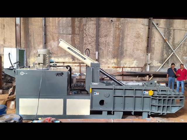 Hydraulic Scrap Baling Press - Triple Compression Scrap Baler Manufacturer from Ajmer