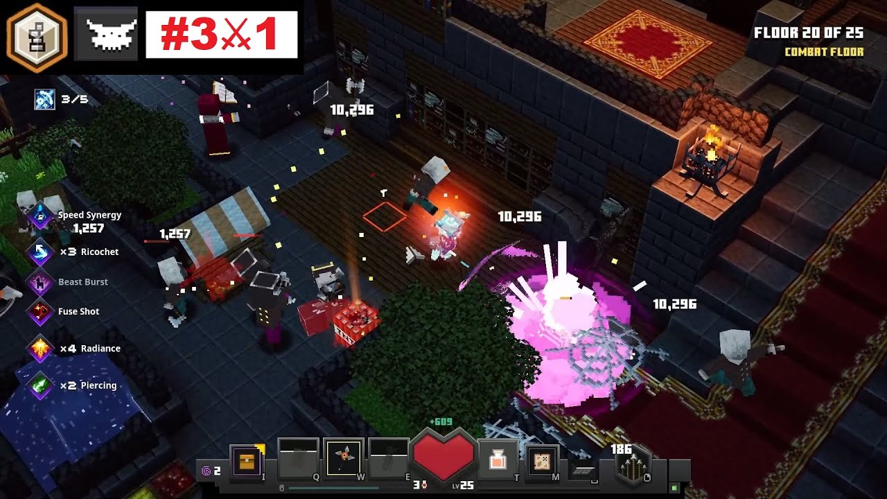 Minecraft Dungeons Tower 3 18 Minutes Challenge 19-OCT-2025 (Apocalypse)