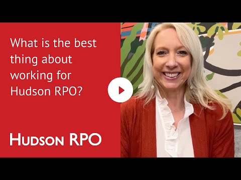 What is the best thing about working for Hudson RPO?
