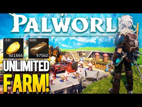 Palworld - Best BASE LOCATION EARLY for Infinite RESOURCES FARM & How To LVL UP Fast