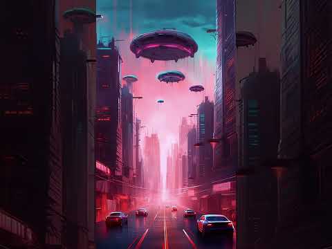 A Retro-Futuristic Cityscape