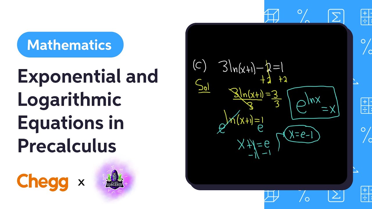 Exponential and Logarithmic Equations in Precalculus Ft. The Math Sorcerer