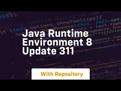 java runtime environment 8 update 311
