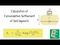 Calculation Of Consolidation Settlement In Soil Deposits - Soil ...