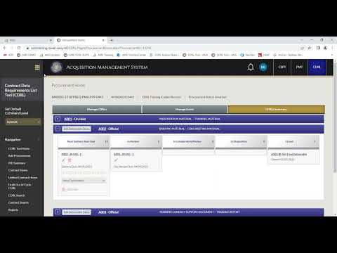 CDRL Lessons - Managing Your Deliverable Schedule
